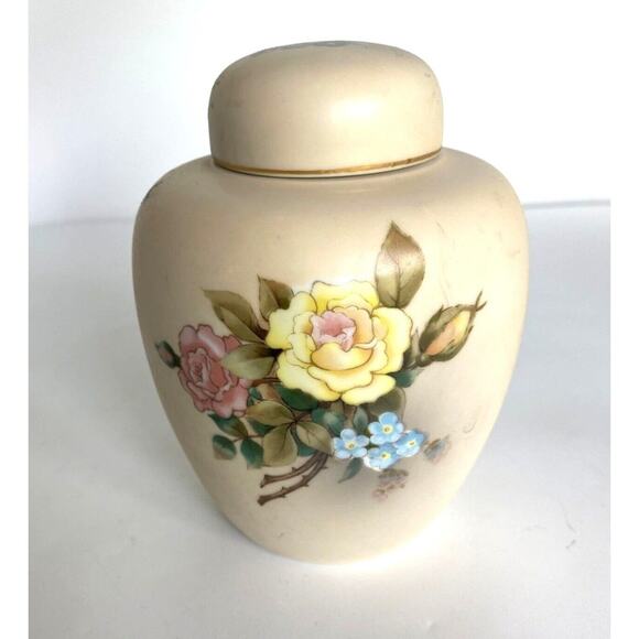 unknown | Accents | Victorian Garden Victorian Rose Ginger Jar With Top ...